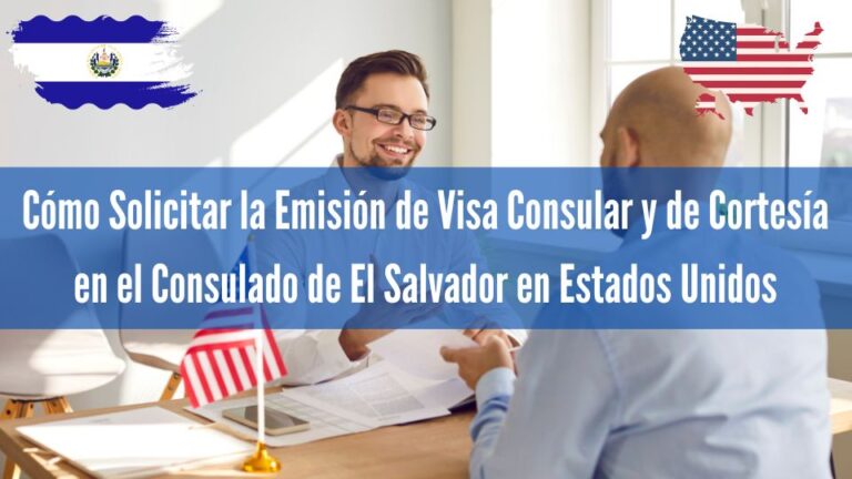 Cómo Solicitar la Emisión de Visa Consular y de Cortesía en el ...